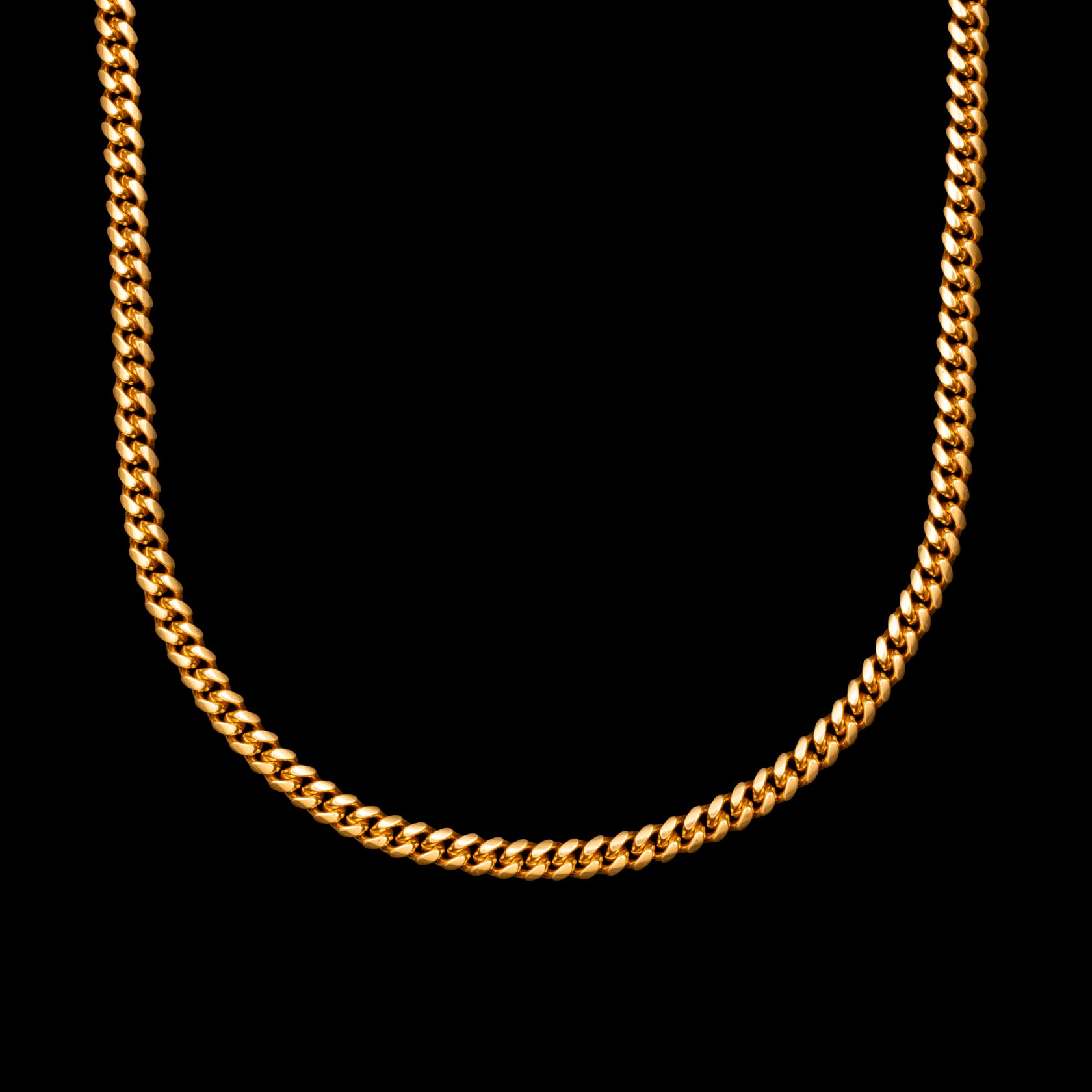 14K Miami Cuban Link Gold Chains