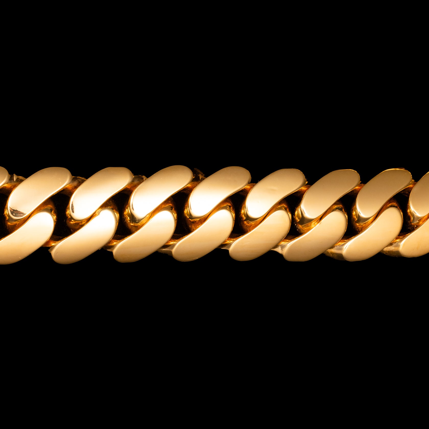 18K Miami Cuban Link Gold Chains