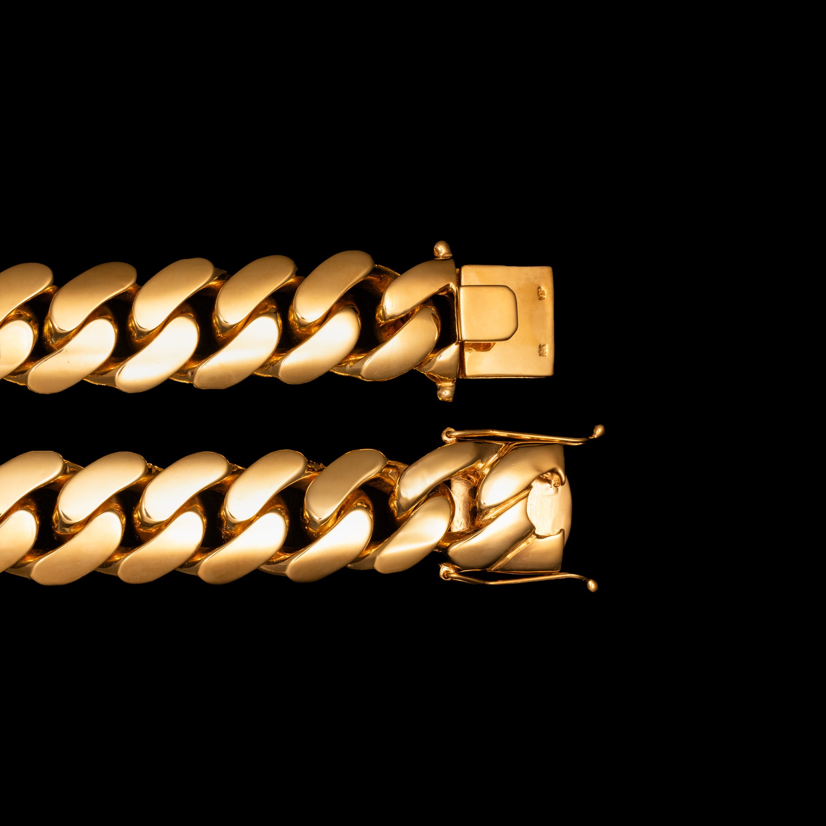 14K Miami Cuban Link Gold Chains